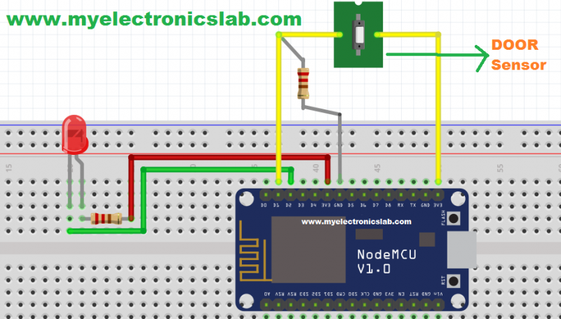 How To: Connect a Door Sensor to Wi-Fi Using ESP8266